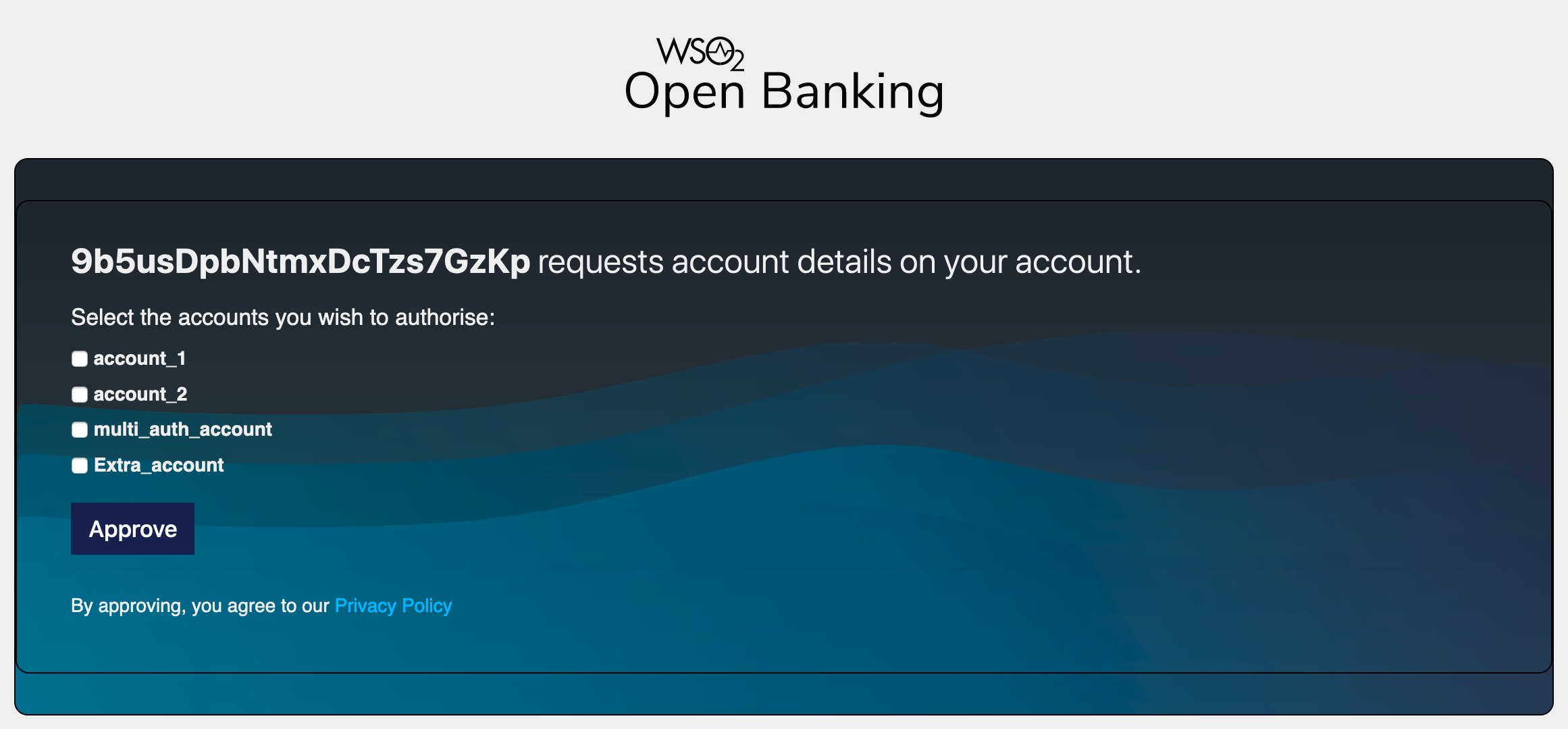 Consent Authorization - WSO2 Open Banking Accelerator Documentation