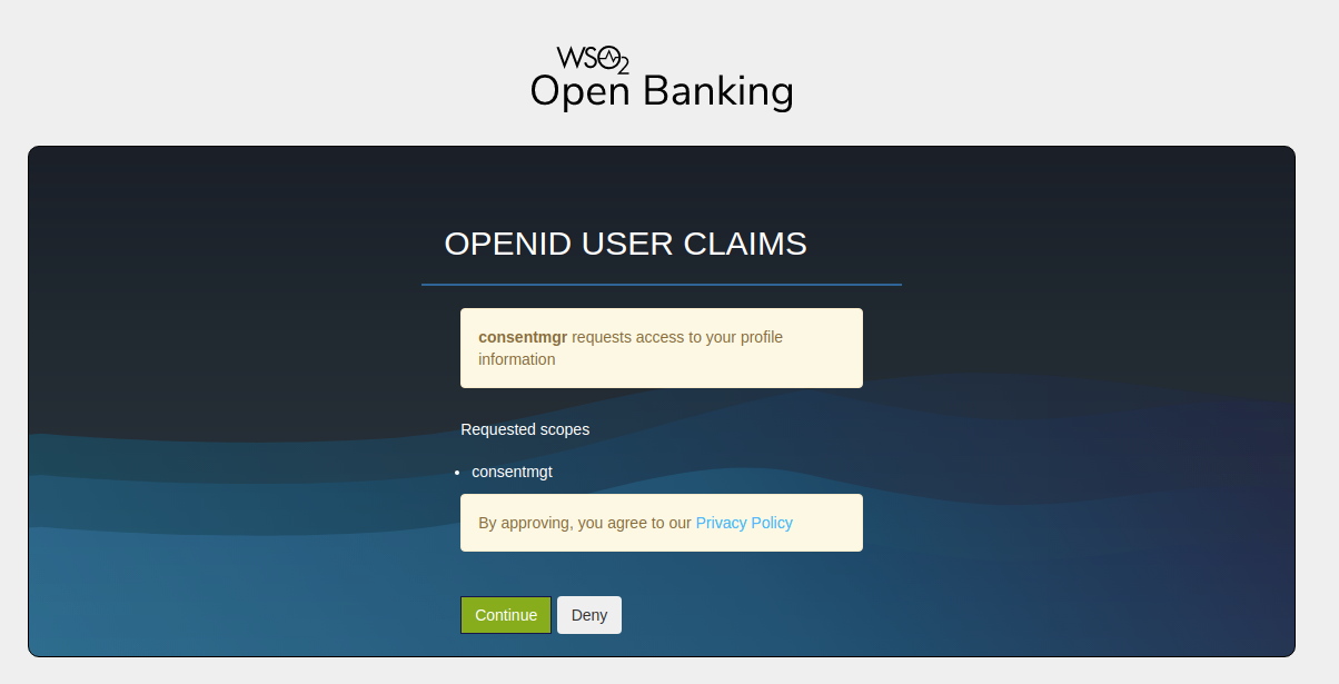 Consent Manager Wso2 Open Banking Accelerator Documentation